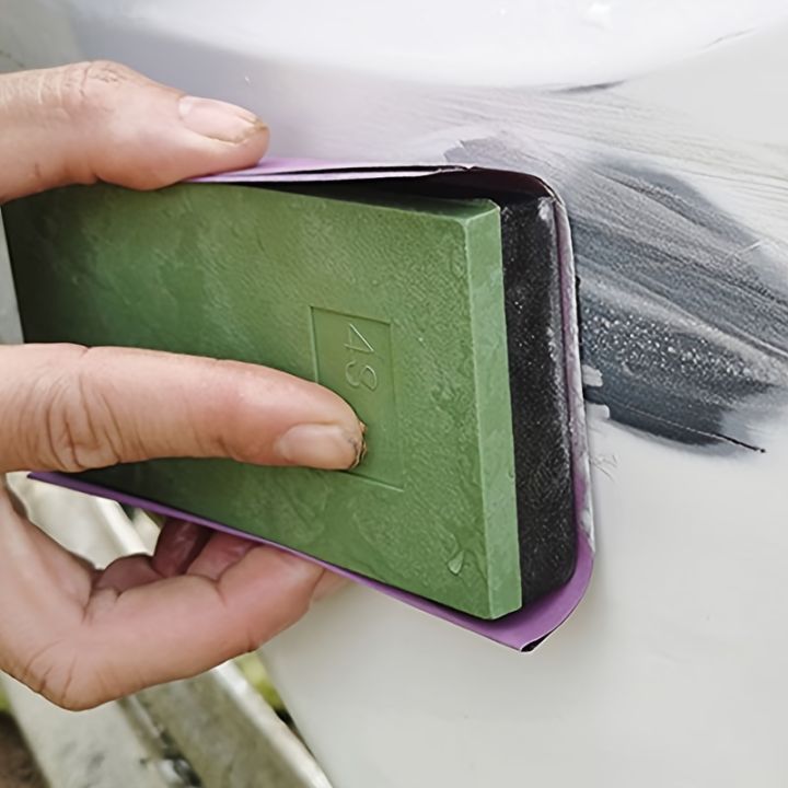 Sanding Block For Car Auto Body Repair, Rigid Foam Sandpaper Holder ...