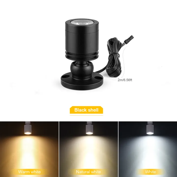 1 to 10 LED Light 12V Aluminum Material Black Shell Downlight,DuPont ...