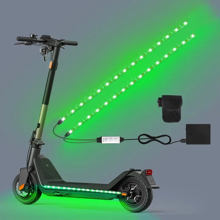 RGB Led Strip Lights for Scooter and Bicycles Safety Warning Lights ...