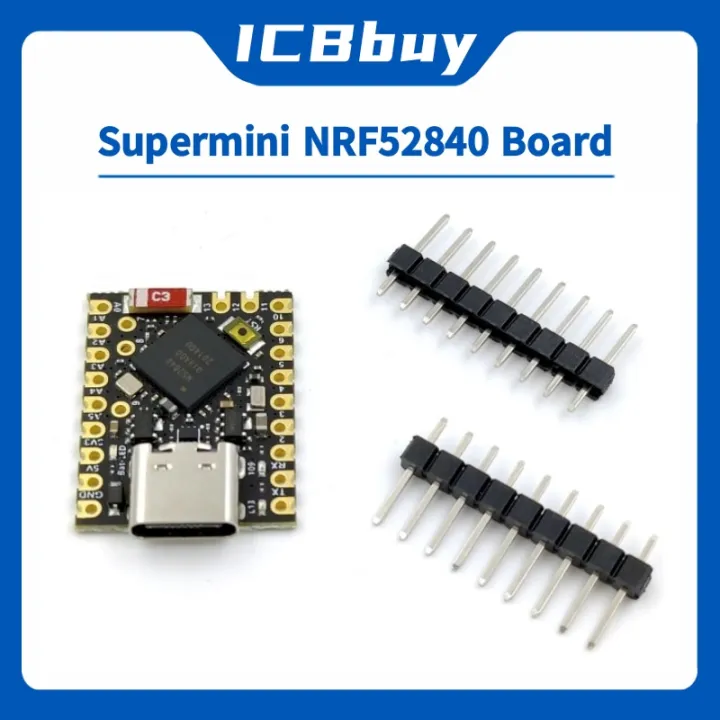 Supermini NRF52840 Development Board Core Board Bluetooth Ble5.2 Low ...