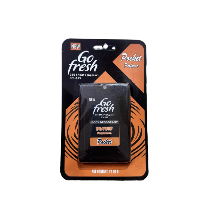 Go Fresh Player Pocket Perfume - Long-Lasting Fragrance - 17ml | Daraz ...
