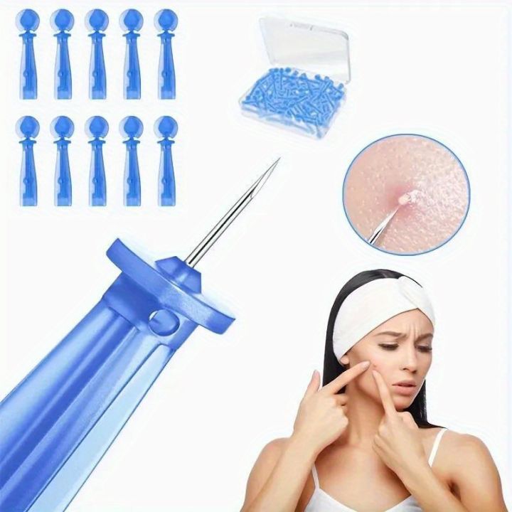 50/100pcs Disposable Blackhead Remover Acne Needles Blackhead Remover ...