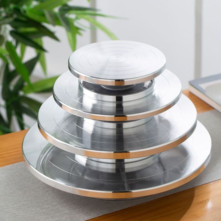 15/20/25/30cm Double Face Use Aluminum Alloy Turntable Ceramic Clay ...