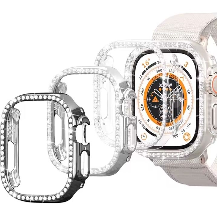 Diamond Cover Case For 49mm Ultra / Ultra 2 Smartwatch Ultra 49mm Full ...