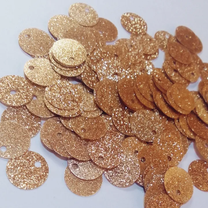 Gold Color Brass Frosted Round Disk Charms - Pack of 50 | High-Quality ...