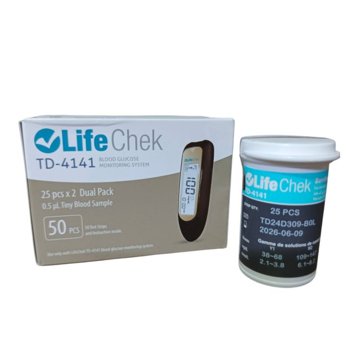 LifeChek Glucometer Strips 25pcs Blood Glucometer Strips 1pot | Daraz ...