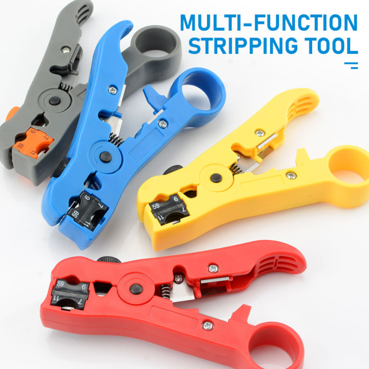 All-In-One Stripping Tool Wire Stripper RG59 RG6 RG11 RG7 Coaxial Cable ...