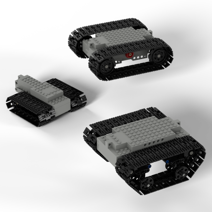 Technical Electric Building Block Mecanum Wheels Omnidirectional 4WD ...