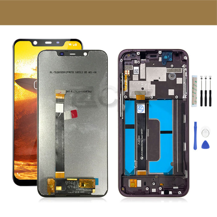 6.18" For Nokia 8.1 LCD Display Touch Screen Digitizer Assembly ...