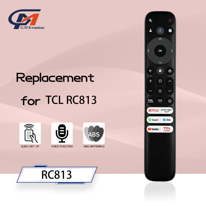 New Original Voice Remote Control RC813 for TCL Android TV Mini-LED ...