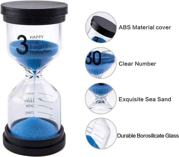Sand Timer for Classroom and Kids - Big Plastic Sand Timers Hour Glass ...
