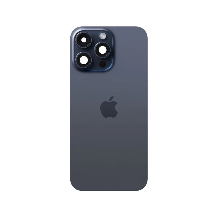 iPhone 15 Pro Max Back Panel Body Part with Lens - Blue | Daraz.pk