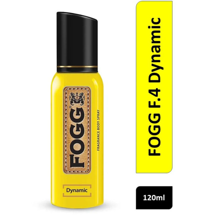 Fogg F4 Dynamic Body Spray for Men 120ml – Long-Lasting Refreshing ...