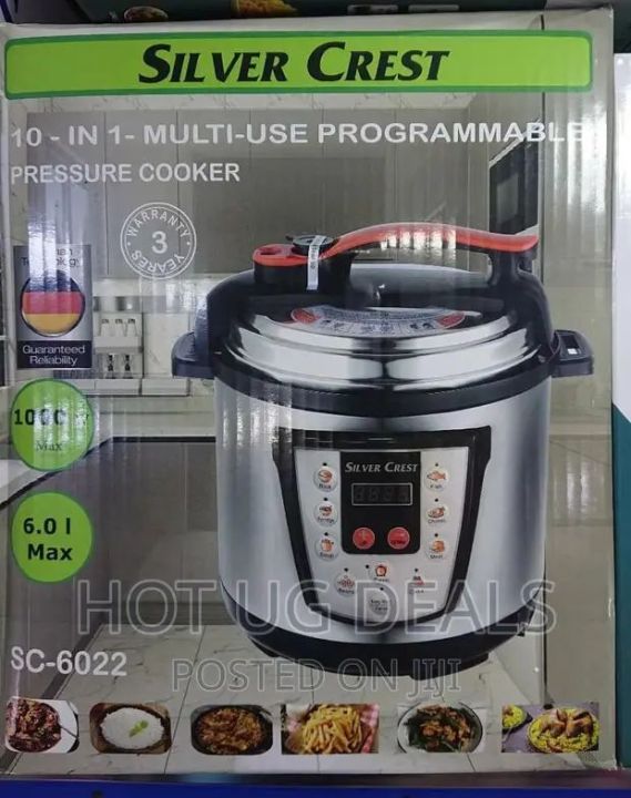 Silver Crest 6L,10 N1 Multifunction Digital Pressure Cooker | Daraz.pk