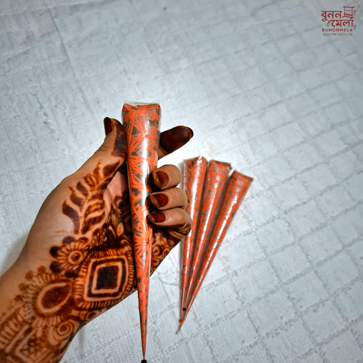 Organic Homemade Mehedi Cone – 100% Natural Henna | Chemical-Free ...
