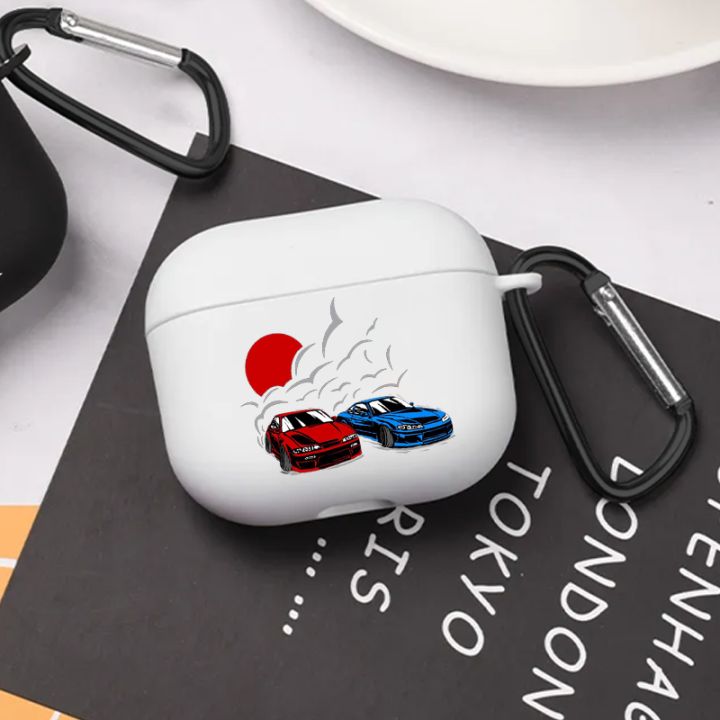 Sky Line Red Blue Racing Car Airpod Case Cool Earphone Cover for ...