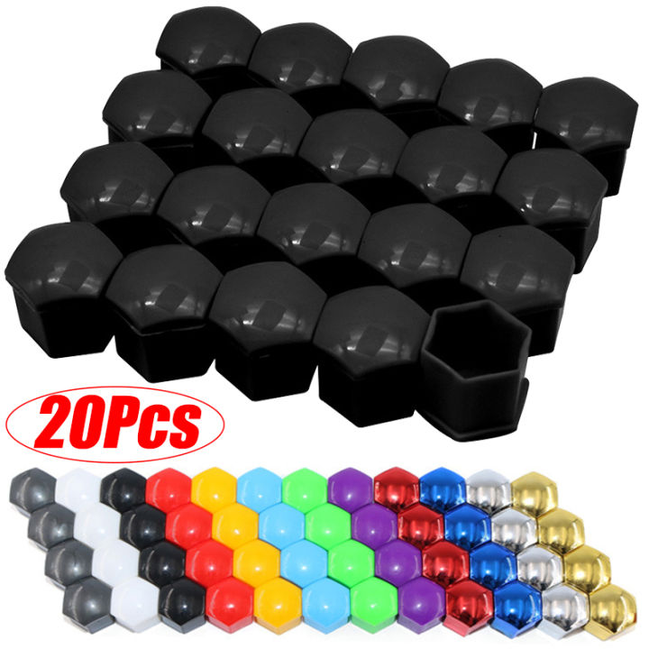 20Pcs Car Wheel Nut Caps Anti-Rust Auto Hub Screw Protection Covers Car Tire Screw Caps Nut Bolt ...