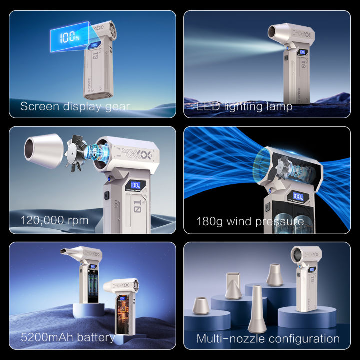 120000RPM Electric Air Turbo Blower Jet Fan Brushless Motor ...