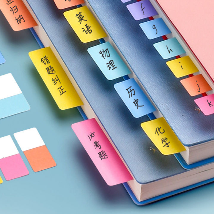 120Paste Transparent Index Tabs Sticky Notes Writable Labels Stickers ...