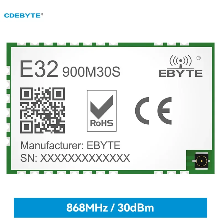 SX1276 Lora Wireless Module 868/915MHz 10KM Long Distance E32-900M30S ...
