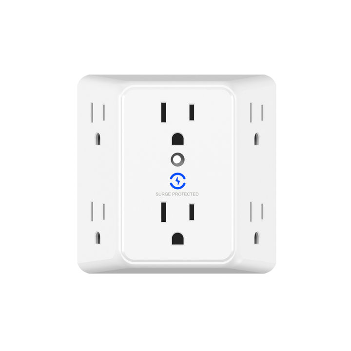 Surge Protector,Wall Plug ,Power Outlet Multi-Purpose Socket with ...