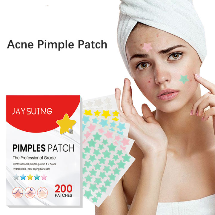 200Pcs Acne Pimple Patch Sticker Waterproof Acne Treatment Pimple ...