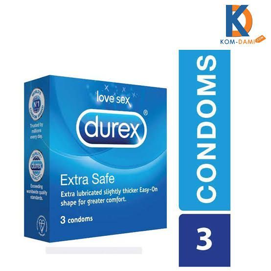 Durex Extra safe Condom - 3 pcs Box (Made In India) | Daraz.com.bd