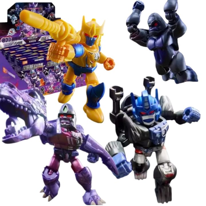 Bloks Brick Figure Stellar Edition Series 6 Megatron Optimus Prime Mini ...