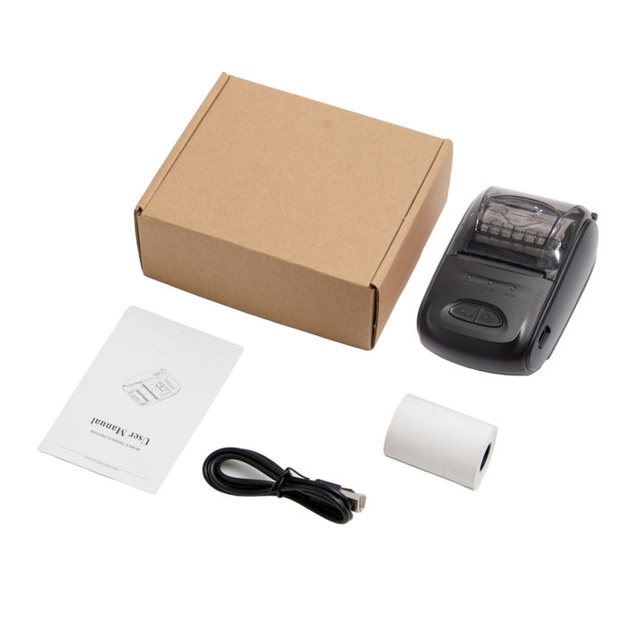 Receipt Printer Portable 58mm Mobile Thermal Printer Wireless BT Mini ...