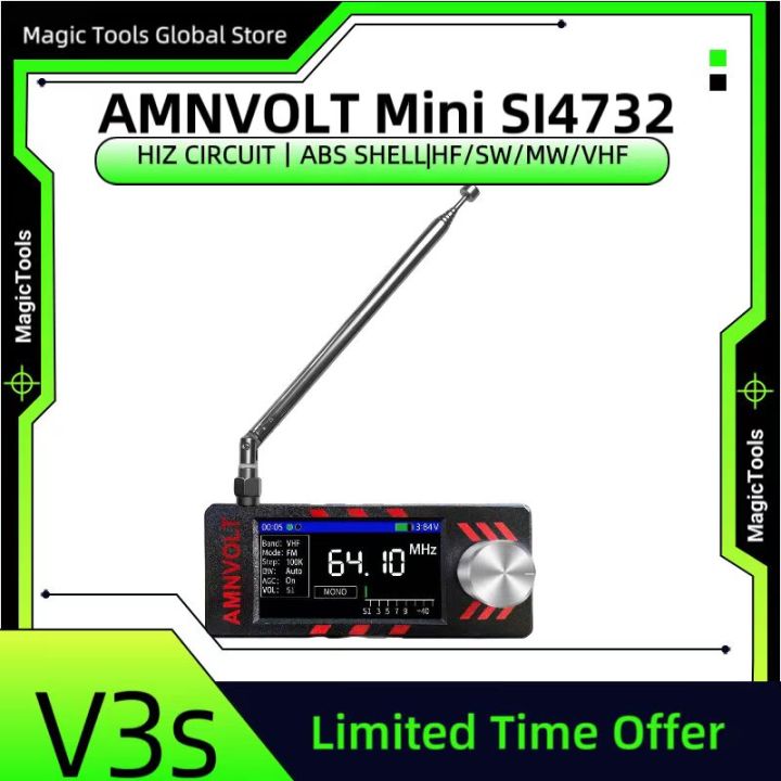 V3S AMNVOLT Mini SI4732 Headphone Amplifier Circuit FM AM SSB LSB USB ...