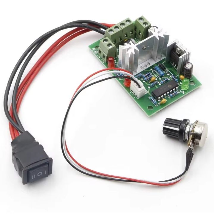 Upgraded Adjustable DC Motor Speed PWM Controller 10V 12V 24V 30V ...