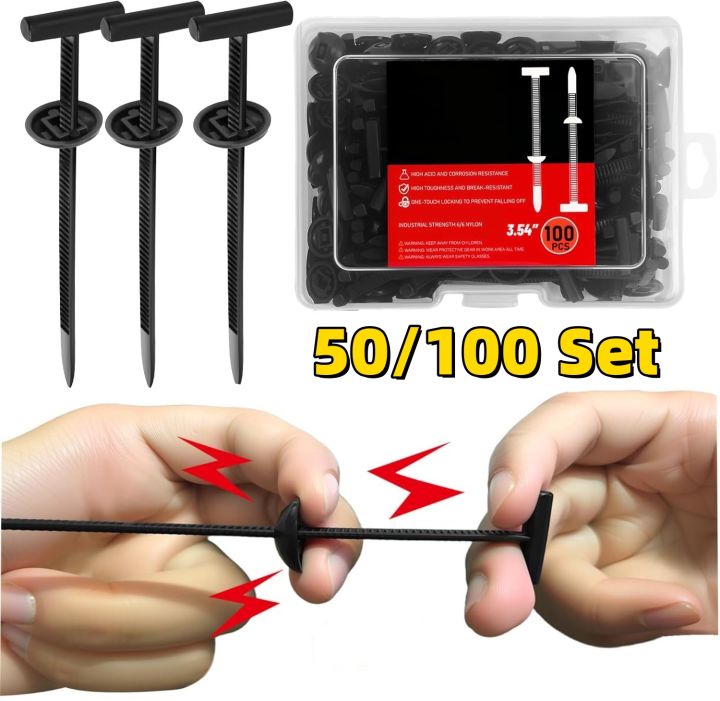 100/50Pcs Upgrade Nylon Universal Cable Tie Buckle, Multifunctional ...