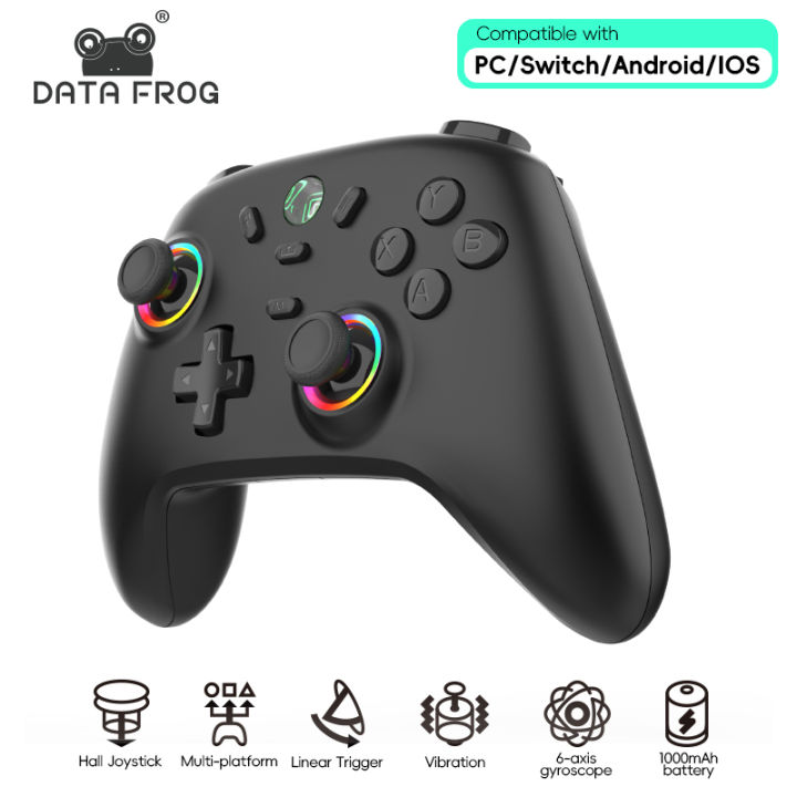 DATA FROG S13 Wireless Gamepad with Hall Effect Joystick - Compatible ...