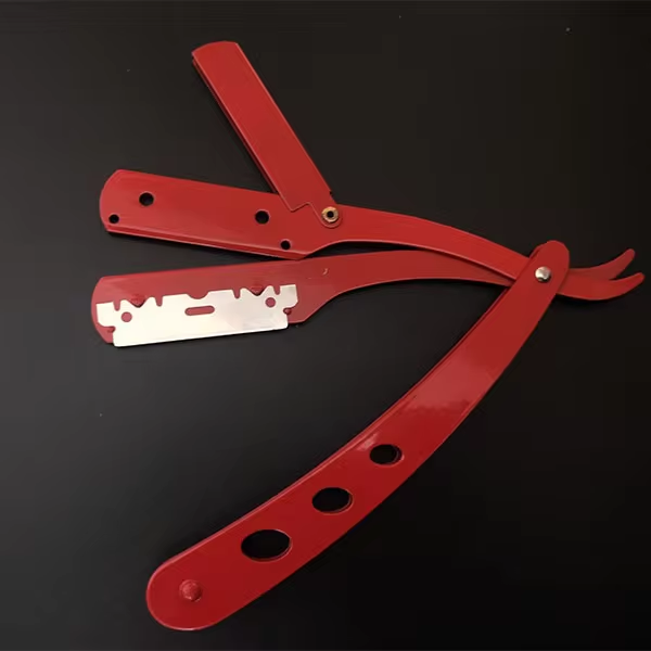 Manual Straight Razor Holder Beard Hair Shaving Professional Barber ...
