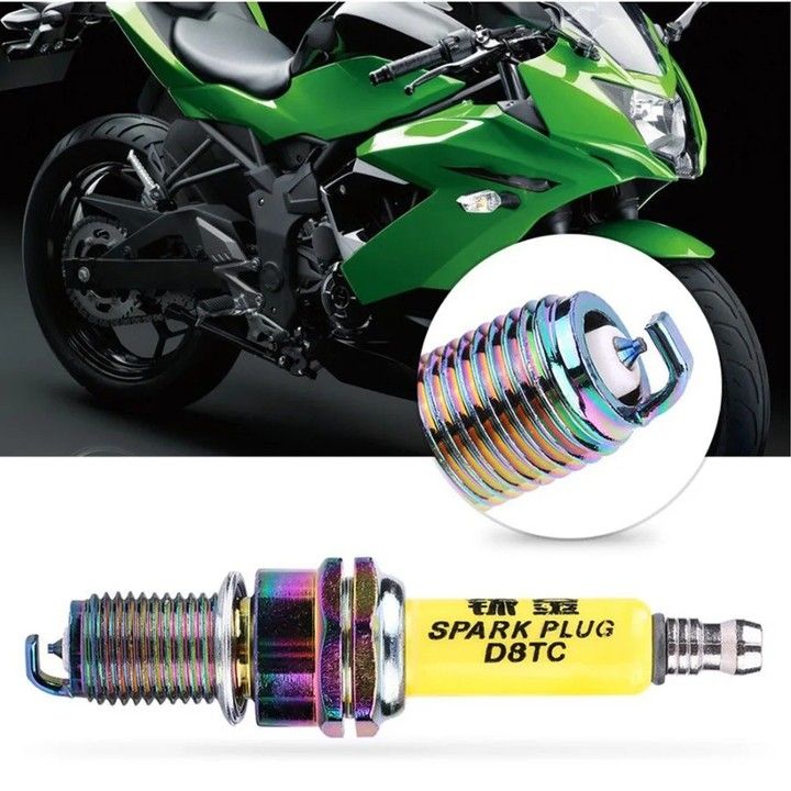 Motorcycle Iridium Spark Plug D8TC For Vertical Engine CG Series 125cc ...