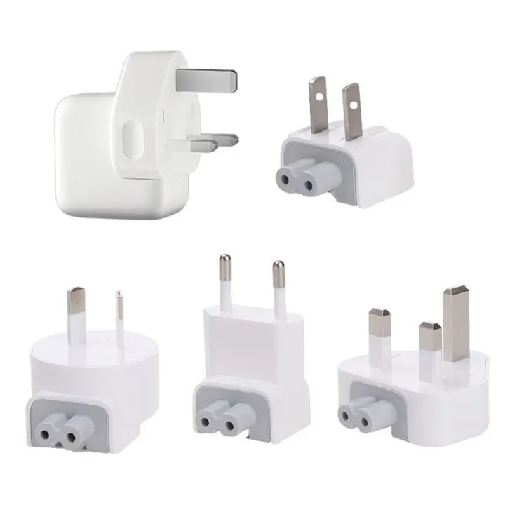 US AU UK EU AC Power Wall Plug Duck Head For Apple MacBook Pro Air ...