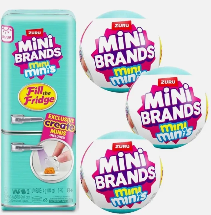 Mini Brands The Minis Zuru Collectible Miniature Toy Surprise Blind Box ...