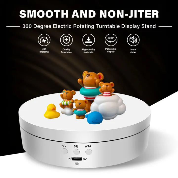360 Degree Turntable, Jewellery Holder,USB Power Supply, Rotating ...