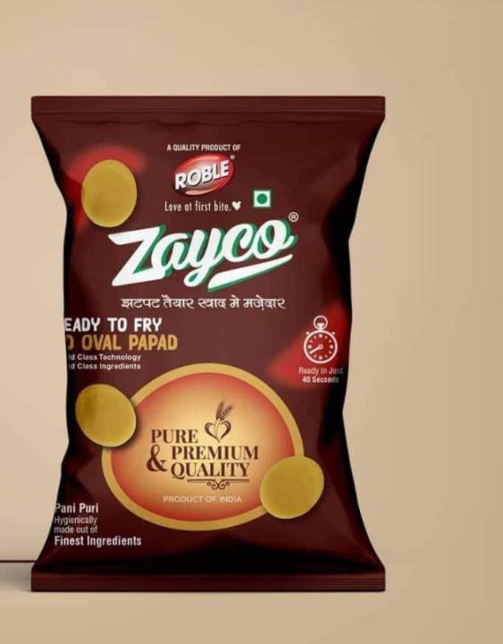 Zayco Ready to fry 3D oval papad 1kg | Daraz.com.bd