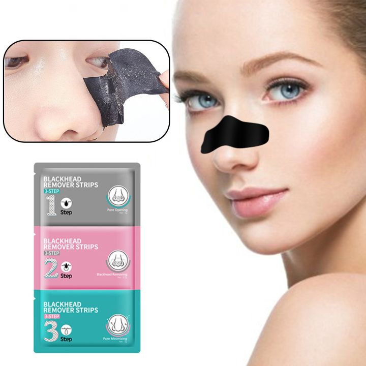 Pore Strip Clear Black Head 3 Step Kit For Clean Pimples Shrink Pores ...