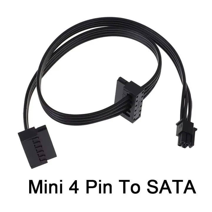 35/45/65cm Cable MINI 4 Pin To SATA Power Supply For Lenovo Main Board ...