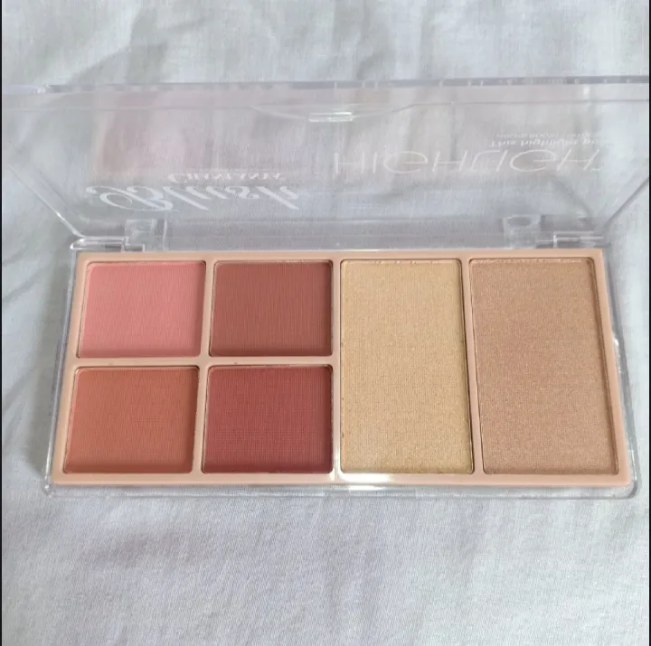 Chanlanya Blush & Highlighter Palette | Daraz.com.bd