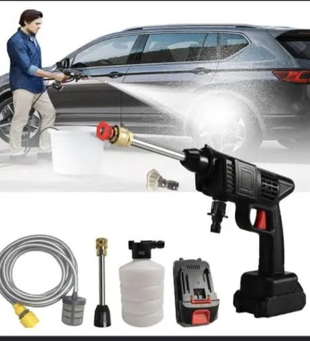 High pressure car washing gun with foam plus long handle.Adjustable ...