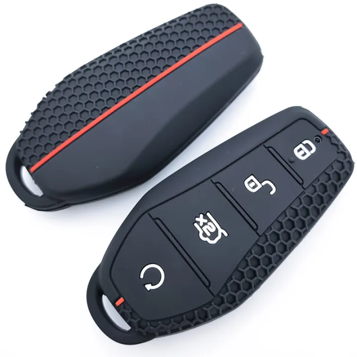 Silicone Car Remote Key Case Remote Key FOB Shell for BYD Atto 3 Han EV ...