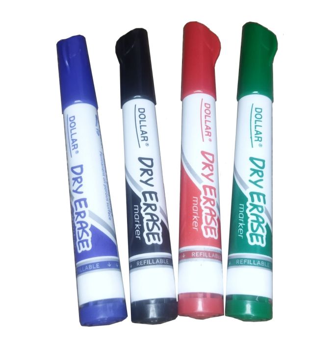 Dollar Dry Erase White Board Marker - Refillable Board Marker - Dollar ...
