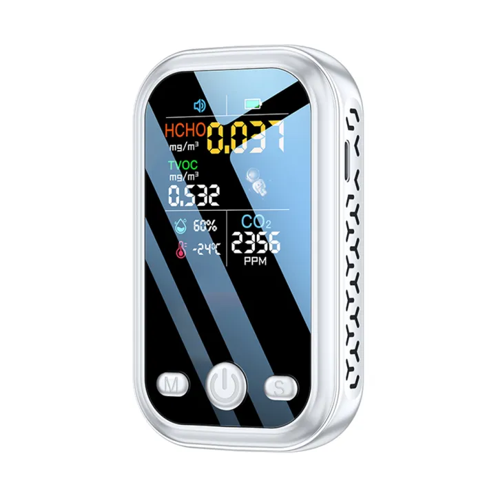 Multifunctional 5 in 1 CO2 Meter Digital Temperature Humidity Tester ...