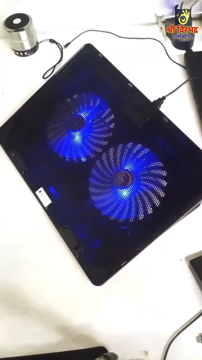 Laptop Cooling Pad Dual Fan - Cooling Stand 2 Fan With 7 Gear To Adjust ...