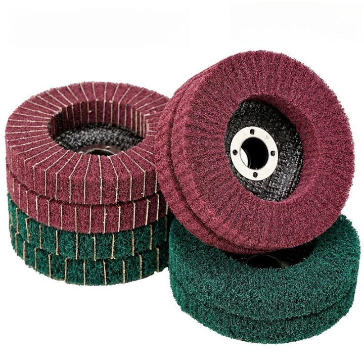 Non-Woven Flap Polishing Wheel Disc for Angle Grinder Metal Wood ...