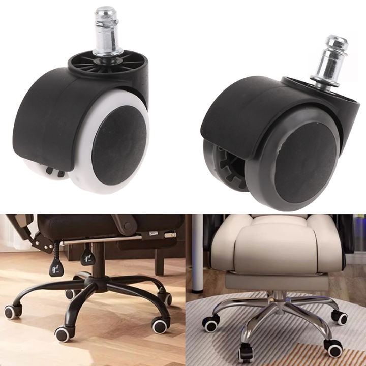 2 Inch Universal Swivel Caster Wheels Replacement Gaming Chair Office ...