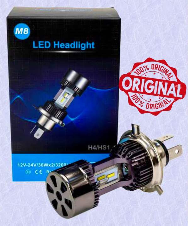 Original Motoled M8 LED Headlight For Bike | Daraz.com.bd
